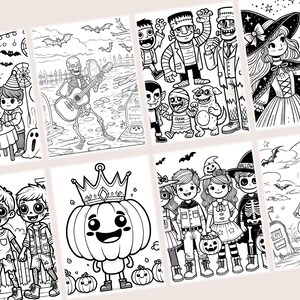 25 Halloween Coloring Pages for Kids Printable Halloween Activity Fun ...