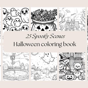 25 Halloween Coloring Pages for Kids Printable Halloween Activity Fun ...