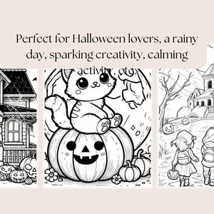 25 Halloween Coloring Pages for Kids Printable Halloween Activity Fun ...