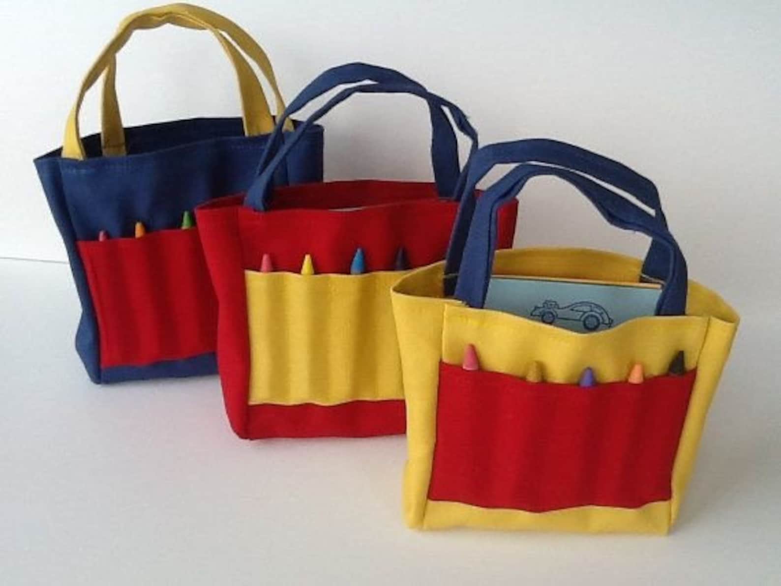 Large Crayon Bag Primary Colors - Etsy