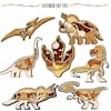Triceratops Shadow Box SVG File | Layered Triceratops Cutting File ...