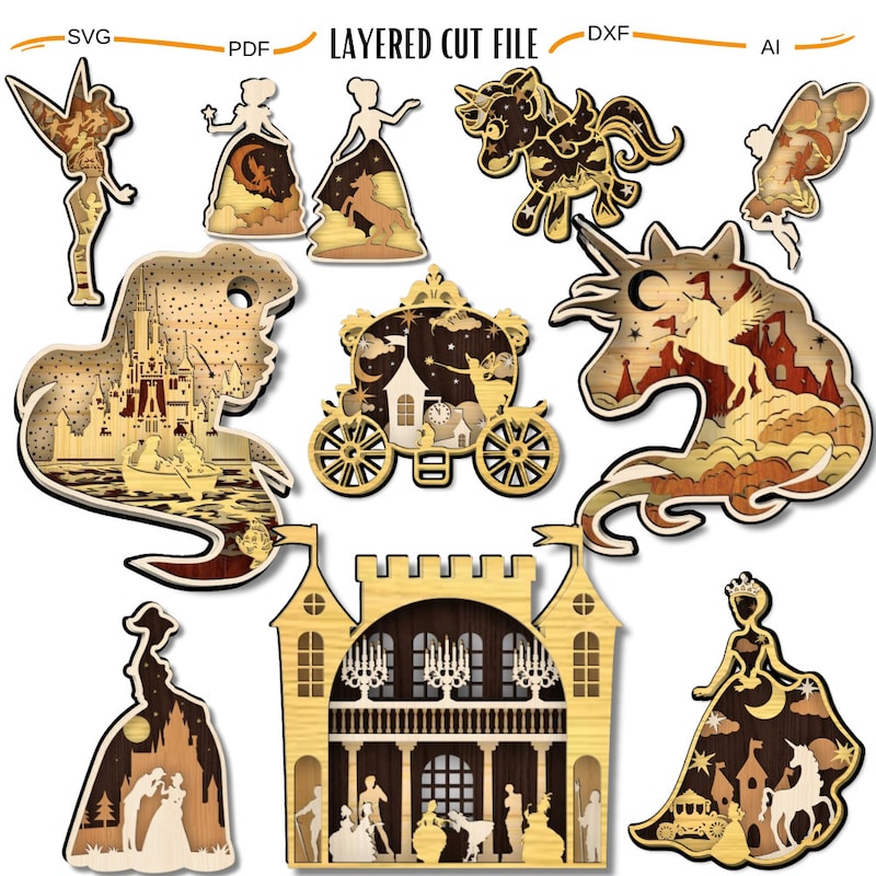 Laser Cut Fairies - Etsy