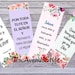 Spanish Bible Verse Bookmarks: Floral Printable Set (digital Download ...