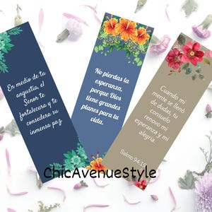 Spanish Bible Bookmarks, Printable Spanish Bookmarks - Etsy