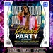Underground Party Flyer, DIY Flyer Template Design, Night Club Event ...