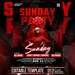 Sunday Night Party Flyer, DIY Flyer Template Design, Night Club Event ...