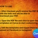 Party Flyer. Social Media DIY Flyer Template Design. Canva Templates ...