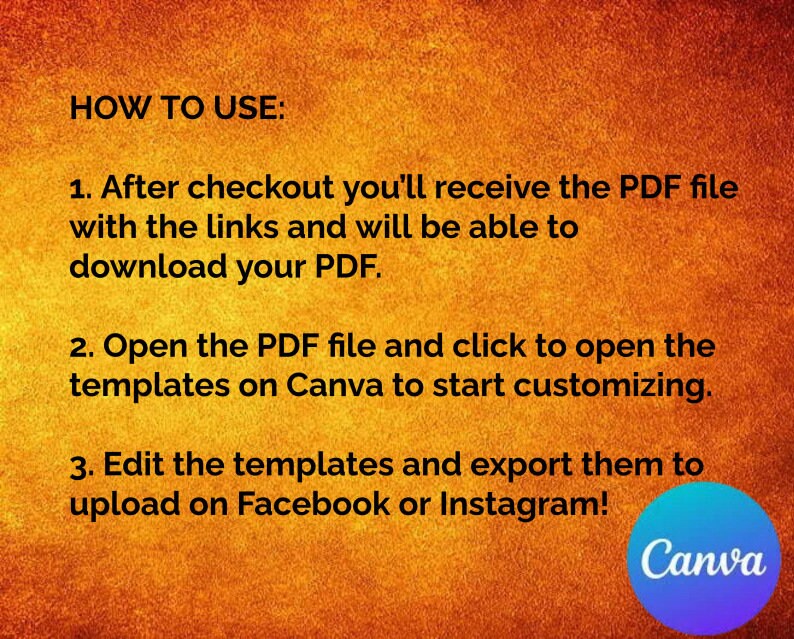 Party Flyer. Social Media DIY Flyer Template Design. Canva Templates ...