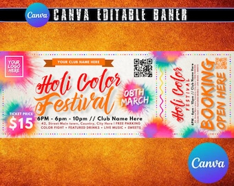 Retro Party Editable Ticket Template, Custom Ticket Gift, Surprise ...