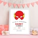 Editable Lightning Superhero Invitation Template,editable Superhero ...