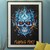 Poster, Flaming Fury, Fire Skulls, Wall Poster, Skulls Poster, Skulls ...