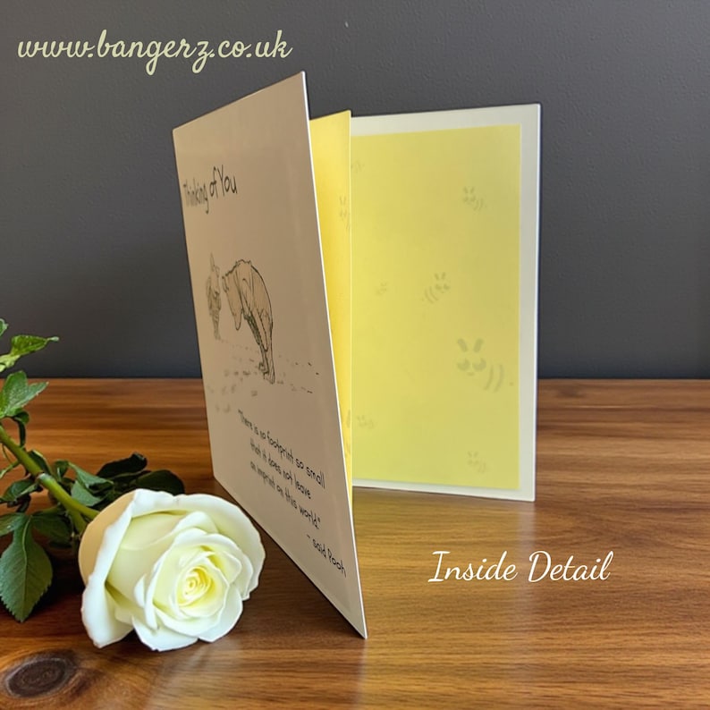 Winnie the Pooh Bereavement Card: Thinking of You, Child Loss - Etsy