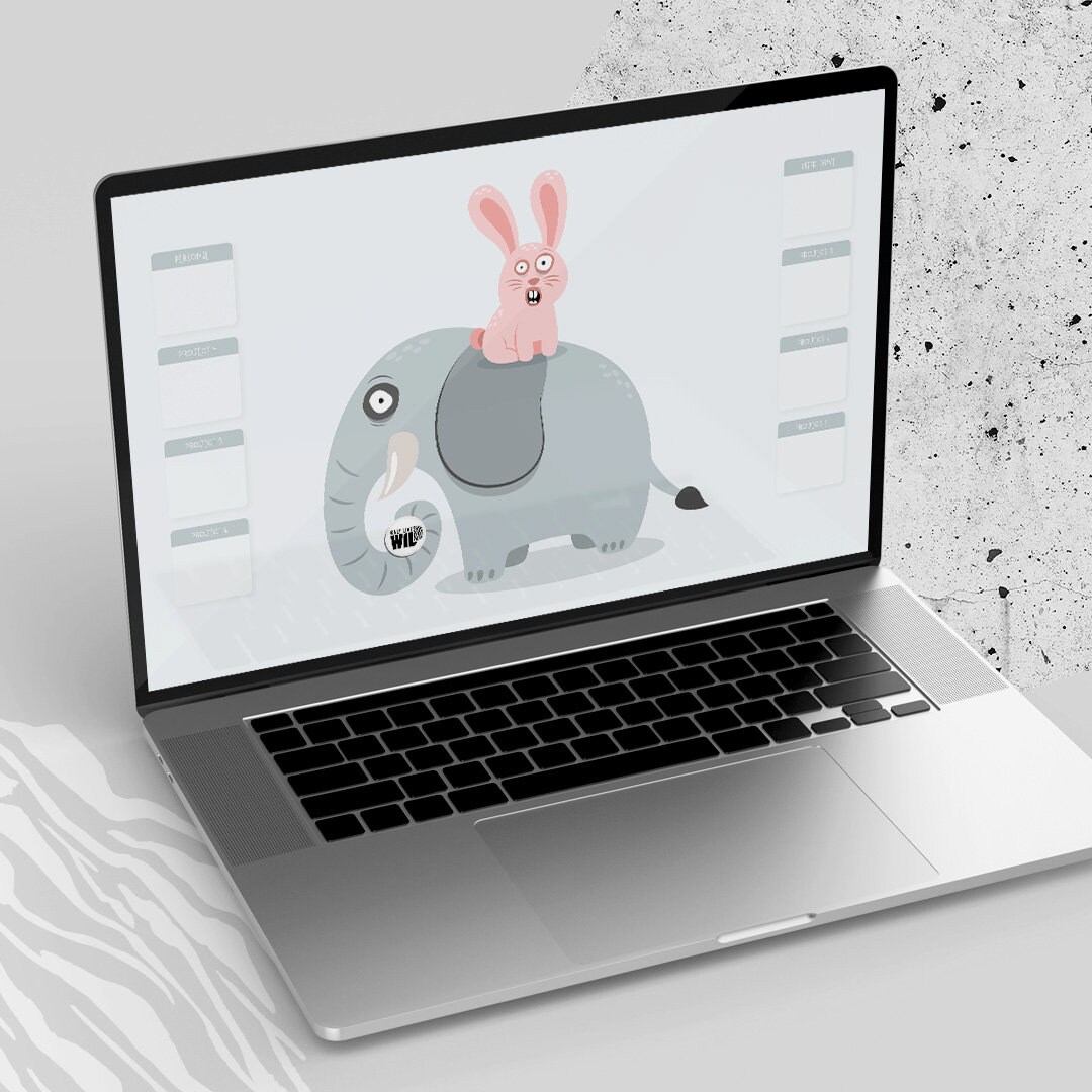 Cute and Quirky Laptop Wallpaper Designs Featuring Creepy Wild Animal ...