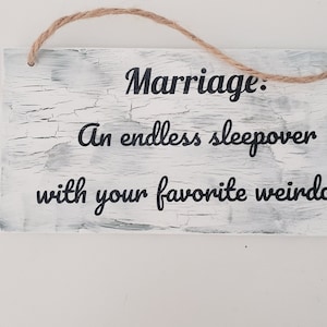 Cute Funny Marriage Sign - Etsy