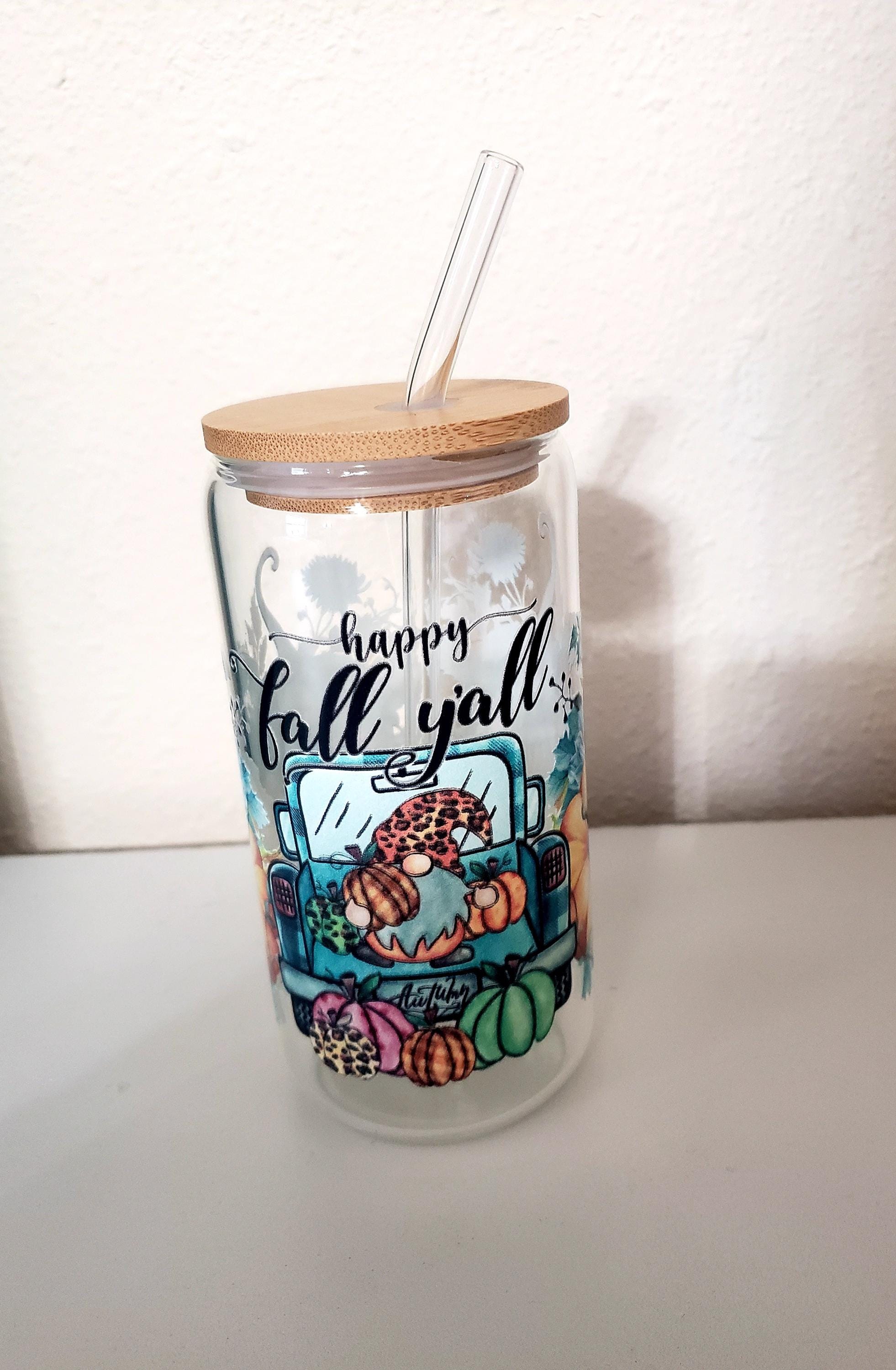 Fall Glass Tumblers - Etsy