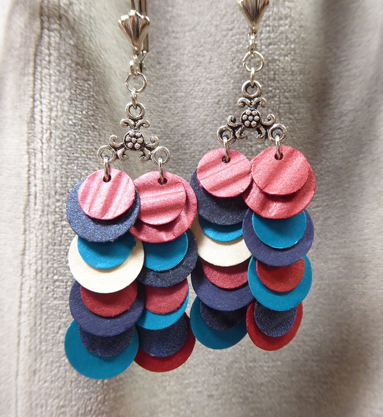 Paper Earrings From Beccasblend - Etsy