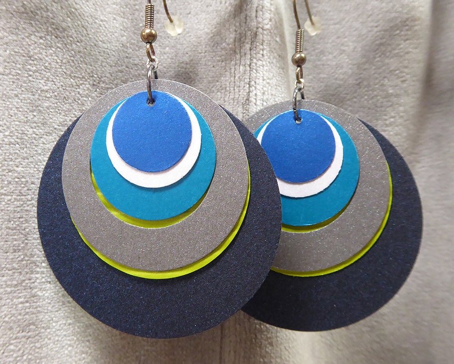 Paper Earrings From Beccasblend - Etsy