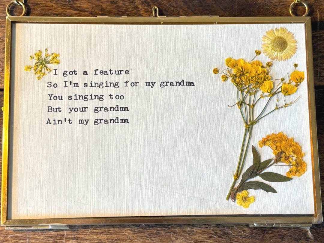 Chance the Rapper Fan Art, Wall Hanging, Pressed Flowers, Chicago Rap ...