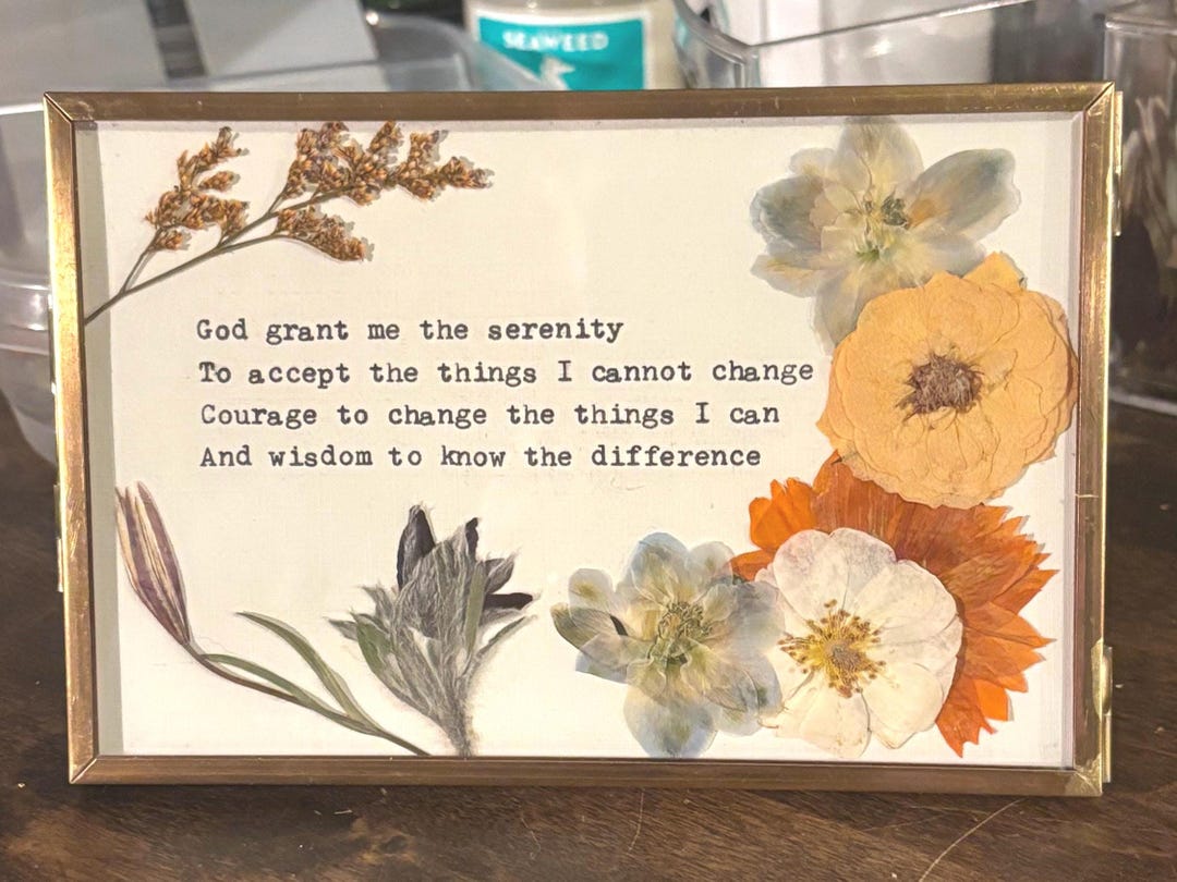 Unique Serenity Prayer Examples for Home - Decor for a Life of Sobriety ...