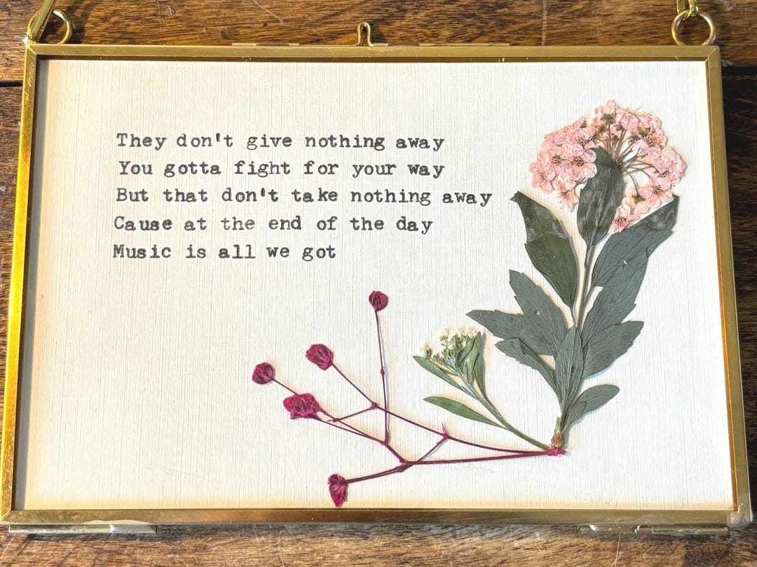 Chance the Rapper Fan Art, Wall Hanging, Pressed Flowers, Chicago Rap ...