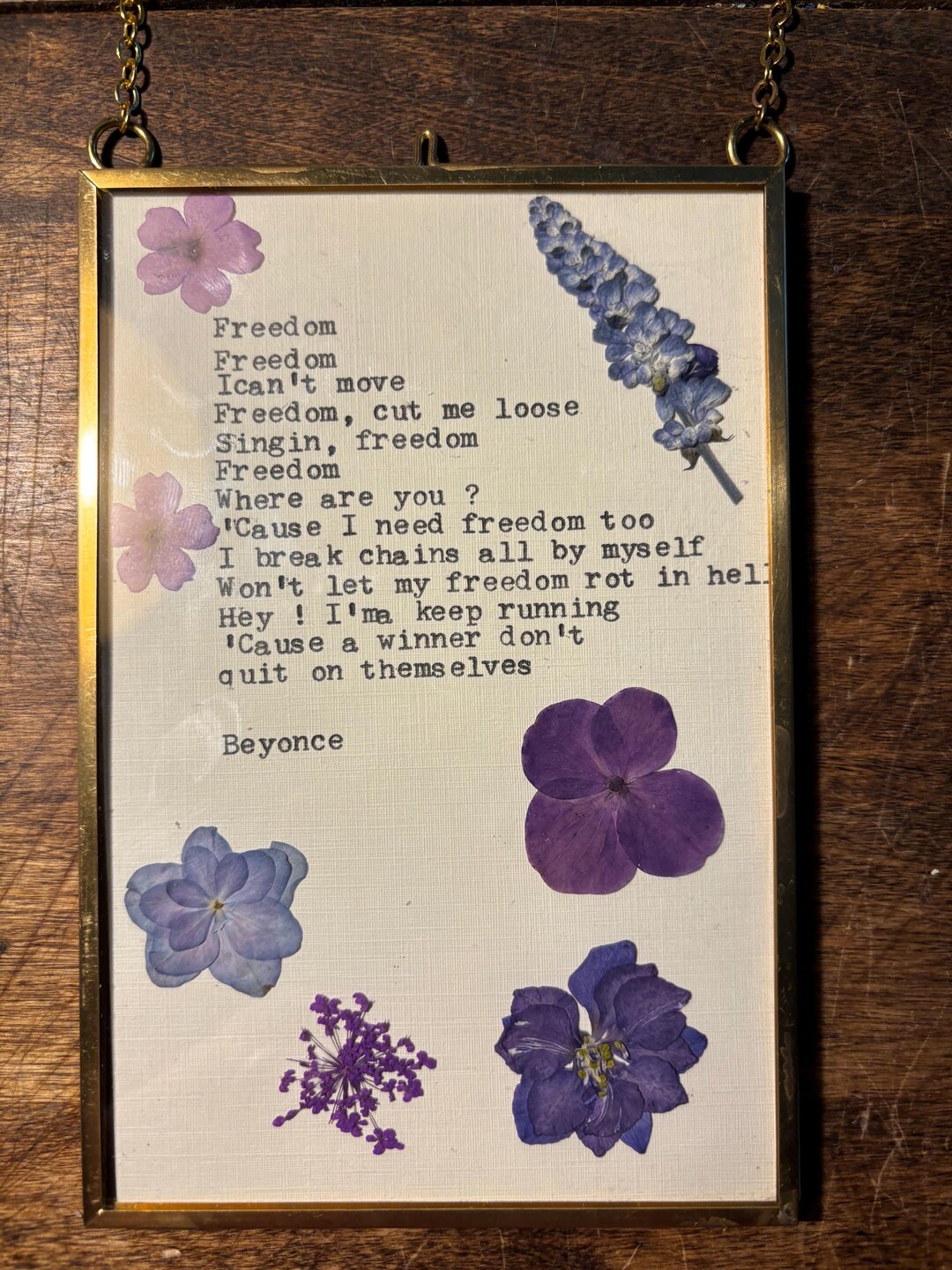 Beyoncé Fan Art, Lemonade Fan Art, Pressed Flowers, Home Decor, Gifts ...
