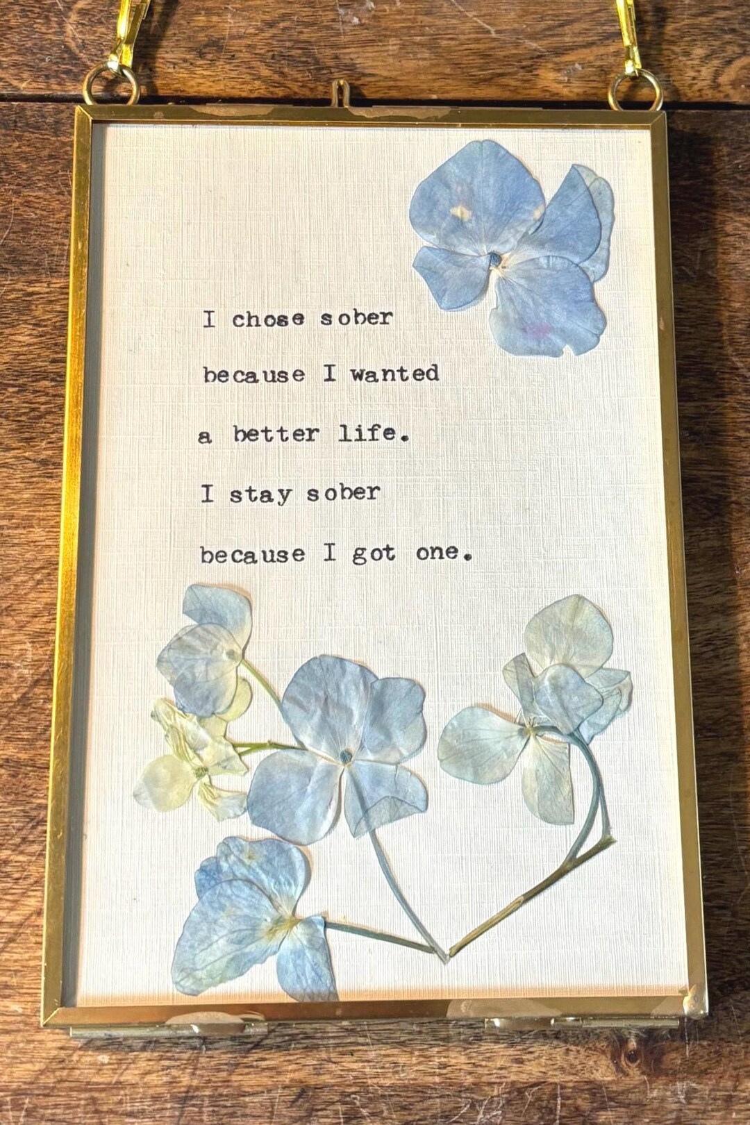 Mental Health or Sobriety Gift, 6 Types of Frames , Recovery, Home ...