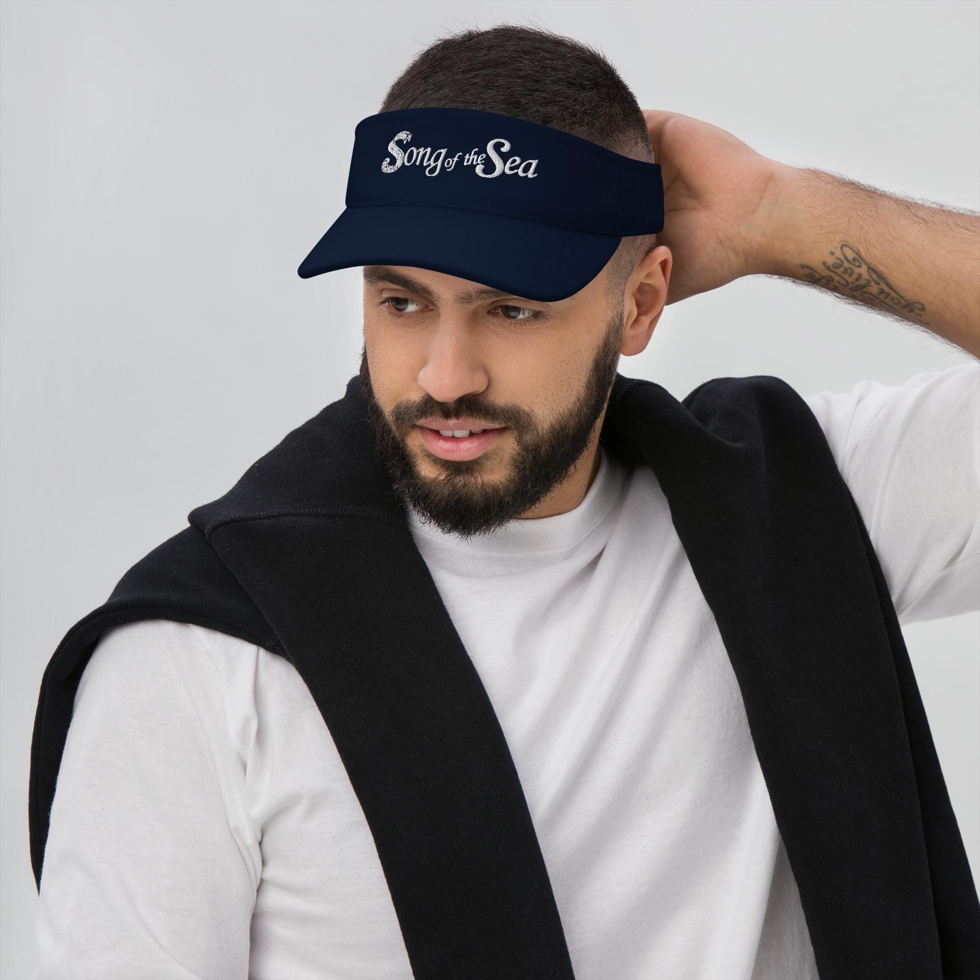Song of the Sea Visor, Beach Visor, Ocean Visor, Summer Visor, Beachy ...