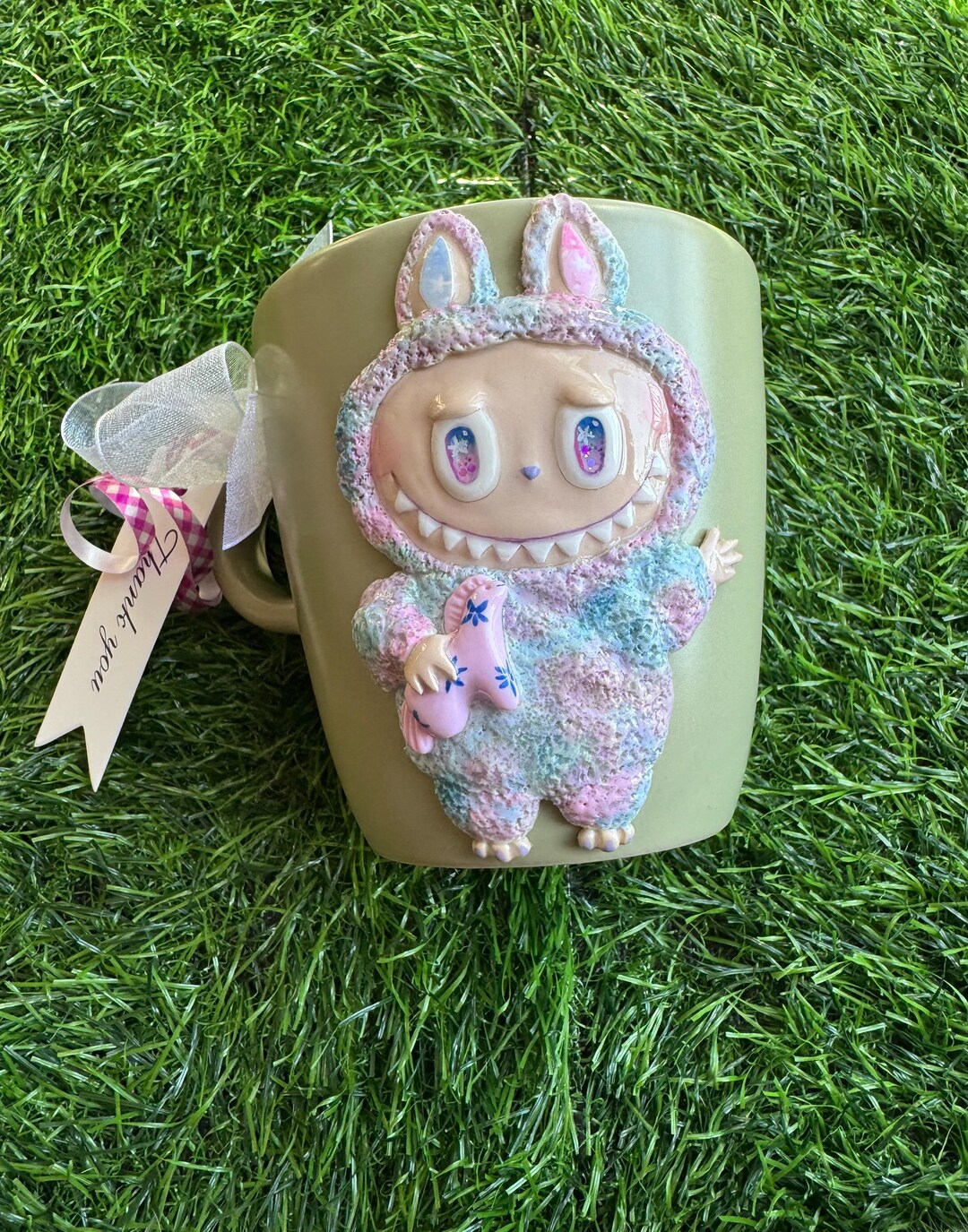 Mug With Labubu Decor - Etsy