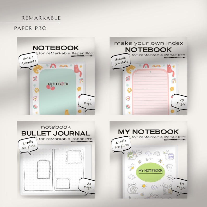 Full Access to All Remarkable 2 / Remarkable Paper Pro Templates and ...