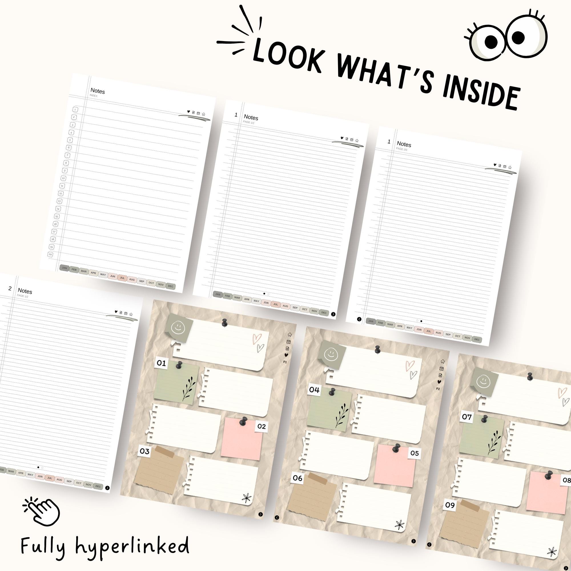 Remarkable Paper Pro Planner Templates | Doodle Daily Planner 2025 ...