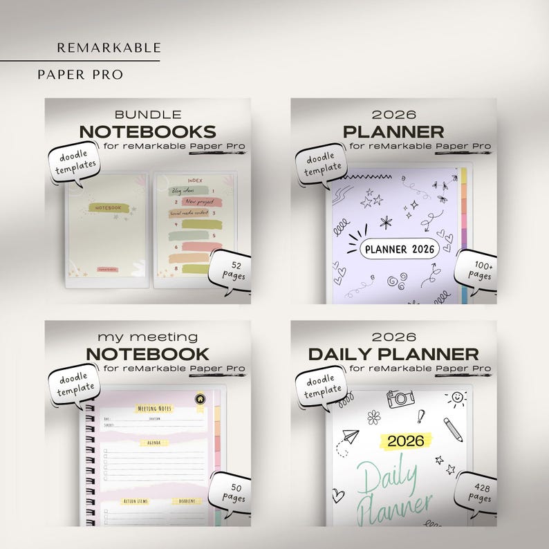 Full Access to All Remarkable 2 / Remarkable Paper Pro Templates and ...