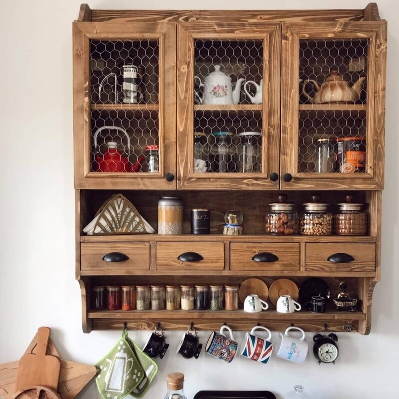 Rustic Cupboard - Etsy