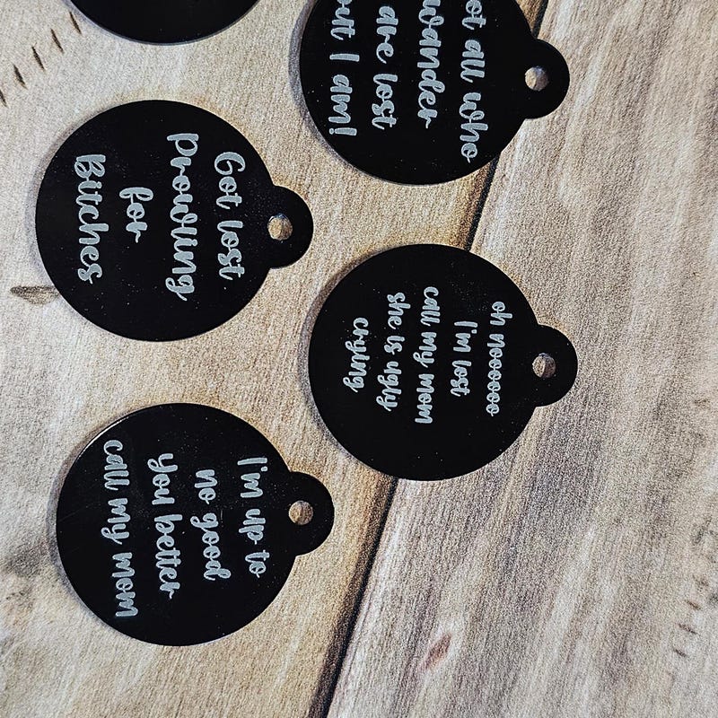 Funny Dog Tag - Etsy