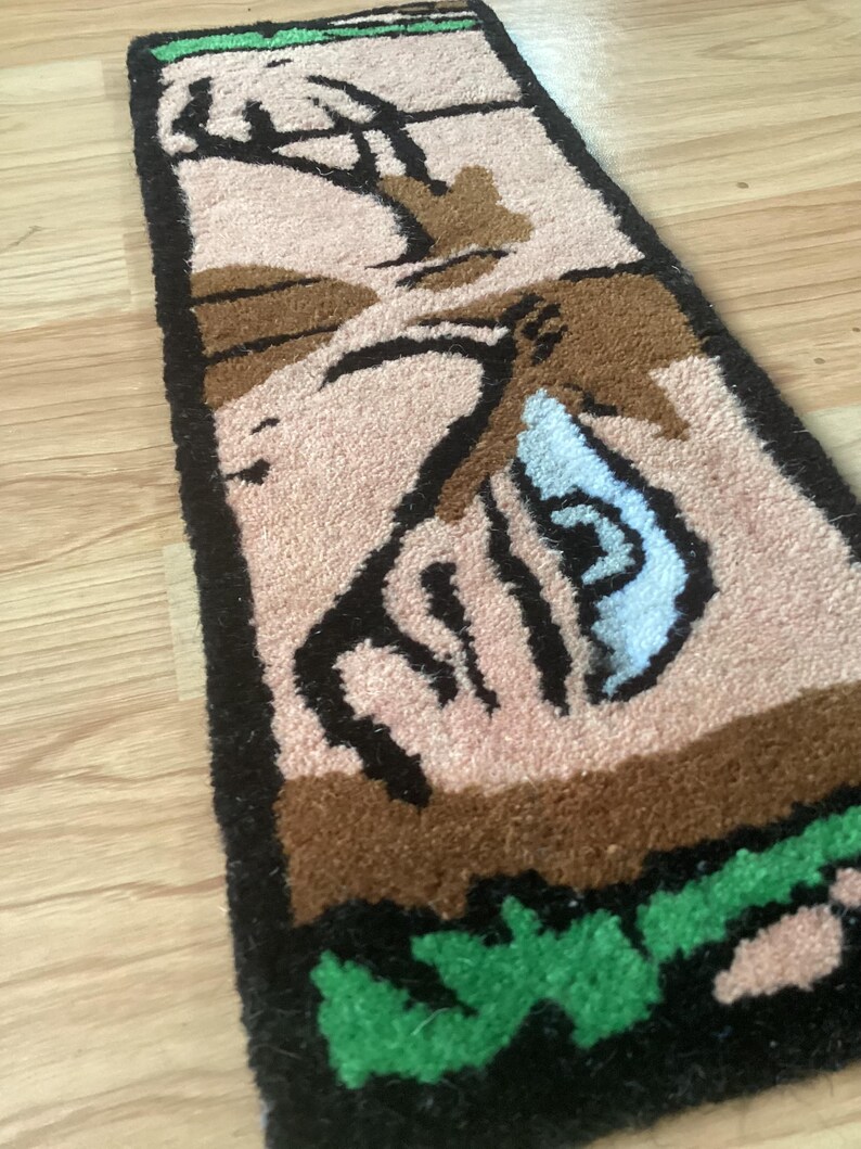 Zoro Eye Keyboard Rug Inspired by one Piece Anime. 1.6x0.6 feet Made by ...
