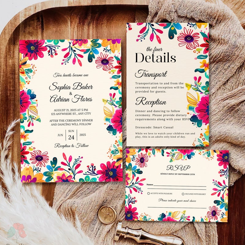 Mexican Wedding Invitation - Etsy