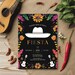 Colorful Fiesta Party Invitation, Mexican Theme, Floral Sombrero Invite ...