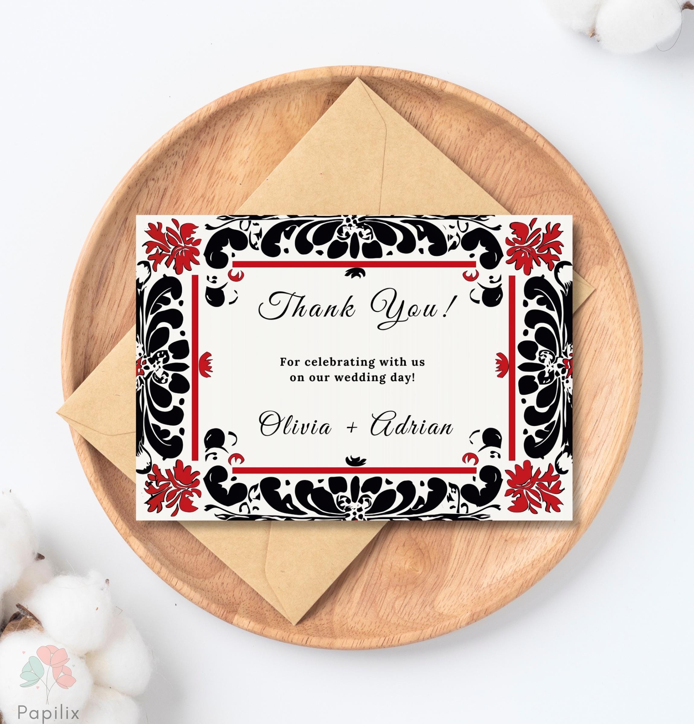 Mexican Wedding Invitation Set, Talavera Tile Inspired Invite, Red ...