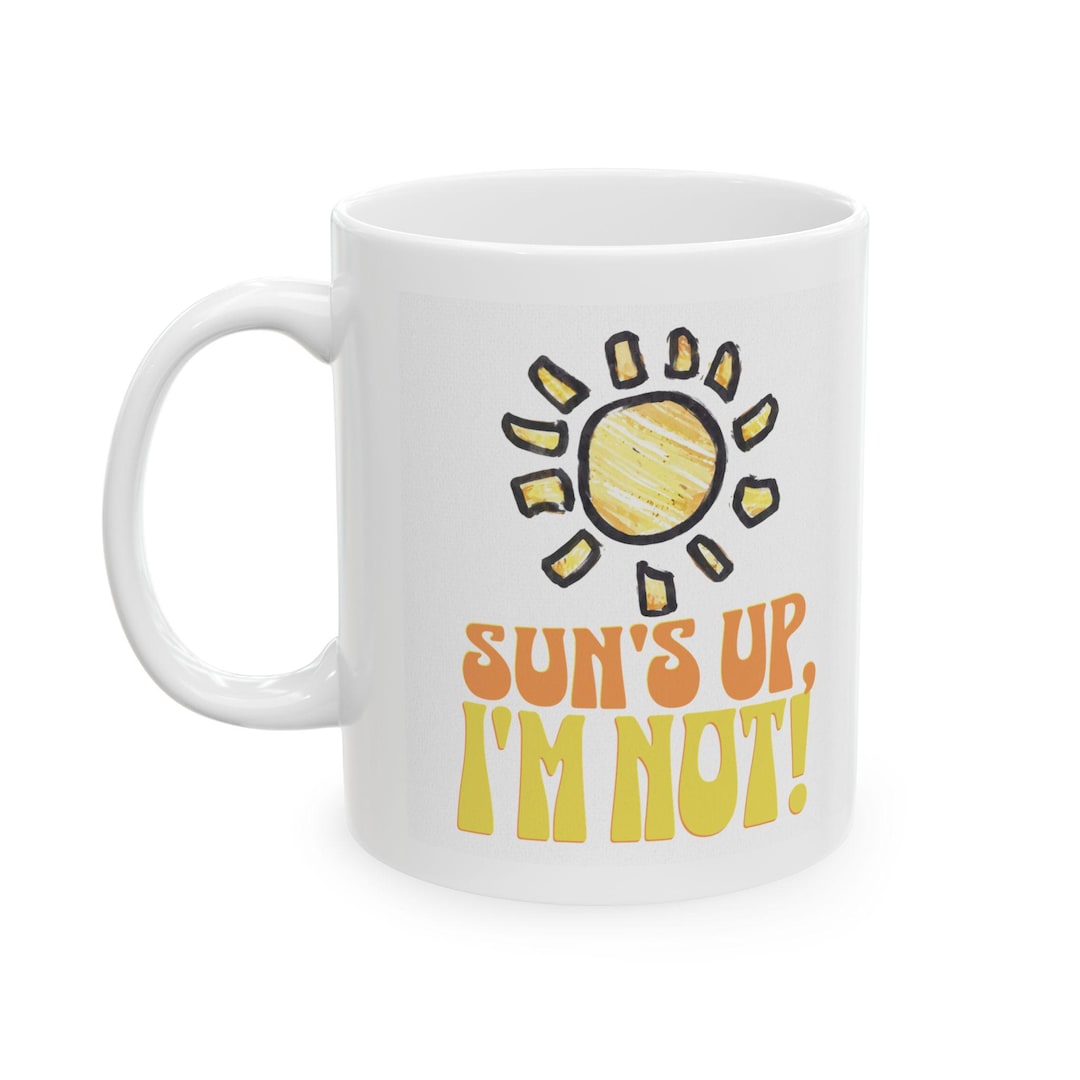 Good Morning Coffee Mug, Funny Morning Mug, Cute Gift for Sleepyhead ...
