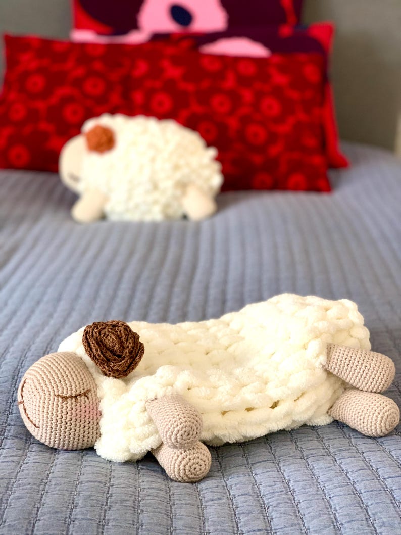 Pajama Holder Sheep Crochet Pattern – Rosa the Plush Toy | Amigurumi ...