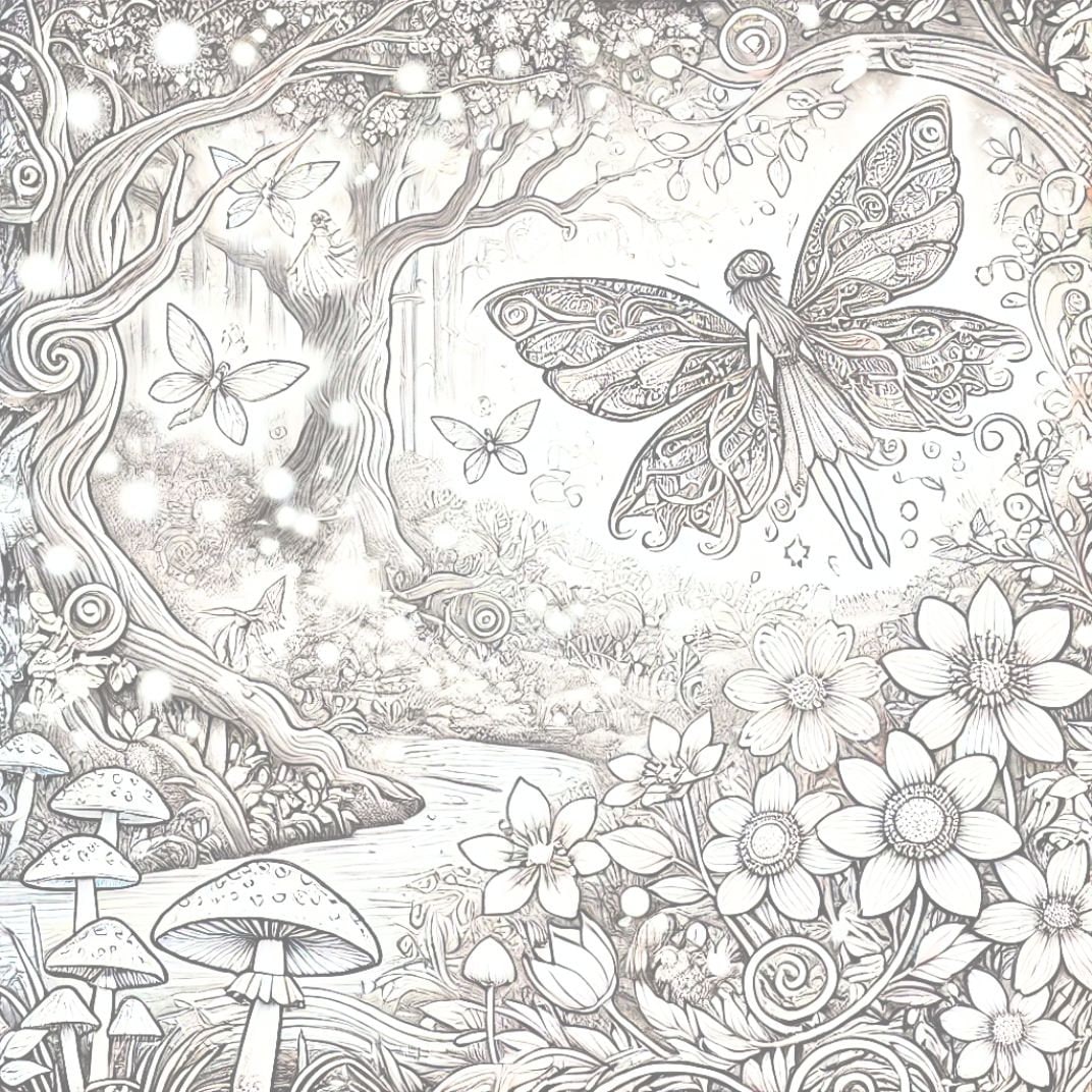 Enchanted Forest Creatures: Magical Coloring Pages 5 Detailed Designs ...