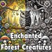 Enchanted Forest Creatures: Magical Coloring Pages 5 Detailed Designs ...