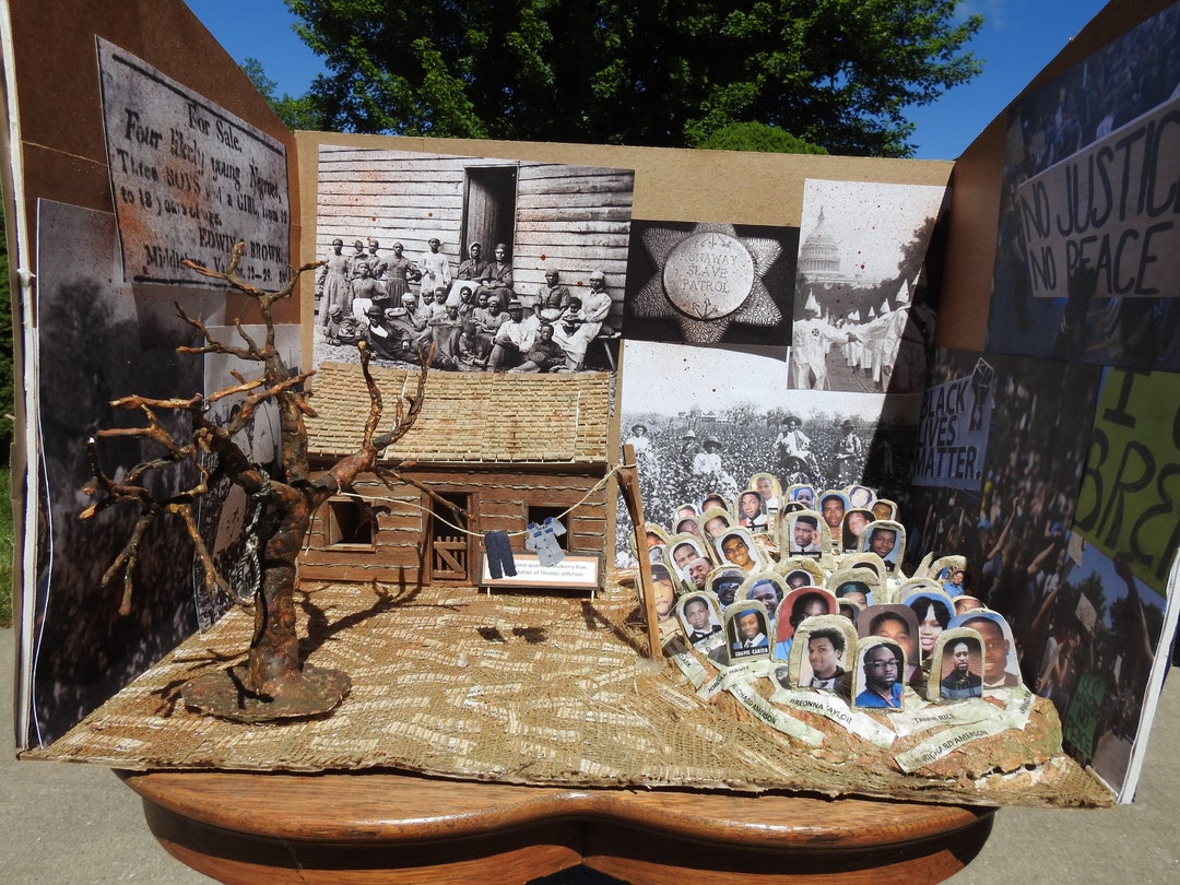 Miniature Diorama About the Legacy of Slavery. Includes Replica of ...