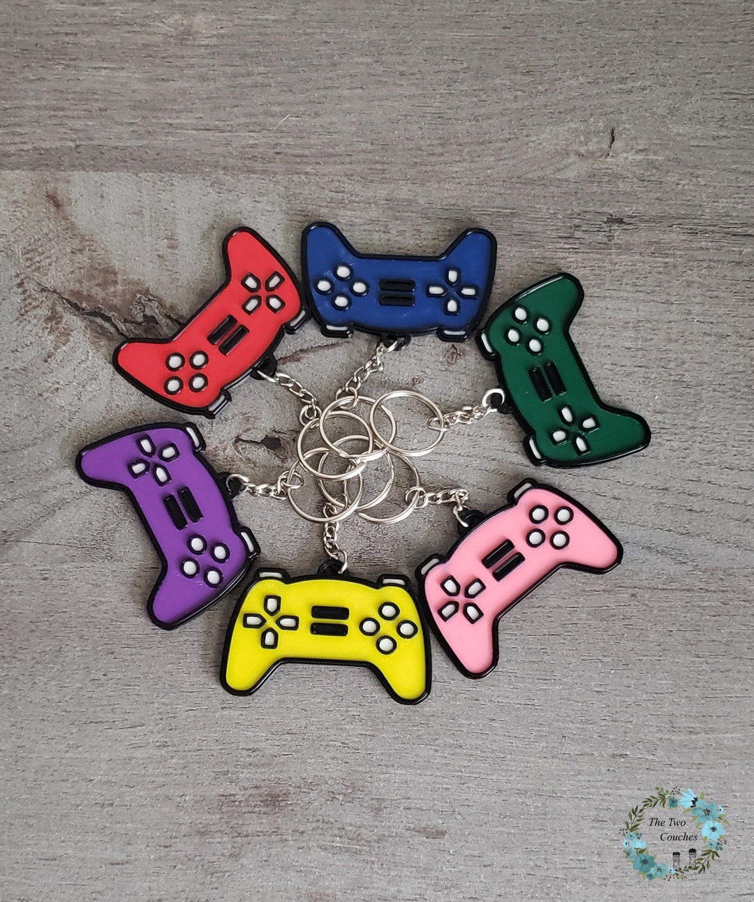 Custom Video Game Controller Keychain 3D Printed Choose Your Color ...
