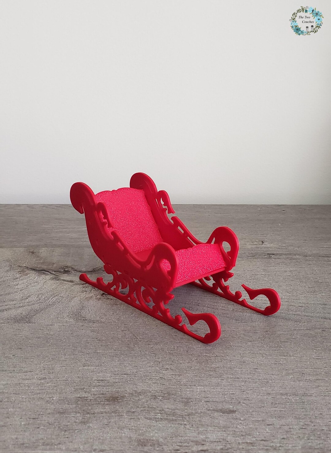 DIY 3D Printed Santa's Sleigh Easy Assembly Christmas Holiday ...