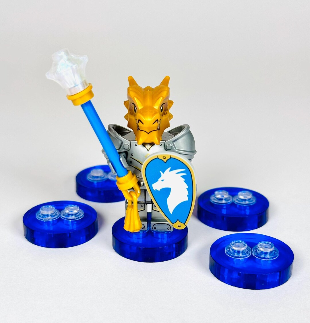 Multicolor Gaming Minifigure Display Stands "brilliant Sliders" 5 Pack ...