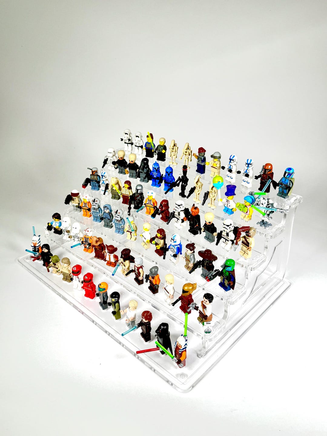 Display Stand for LEGO® Minifigures - 72-figure Clear Acrylic Stand - Etsy