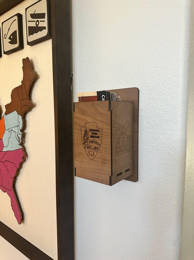 National Park Service Brochure and Map Holder Display - Etsy