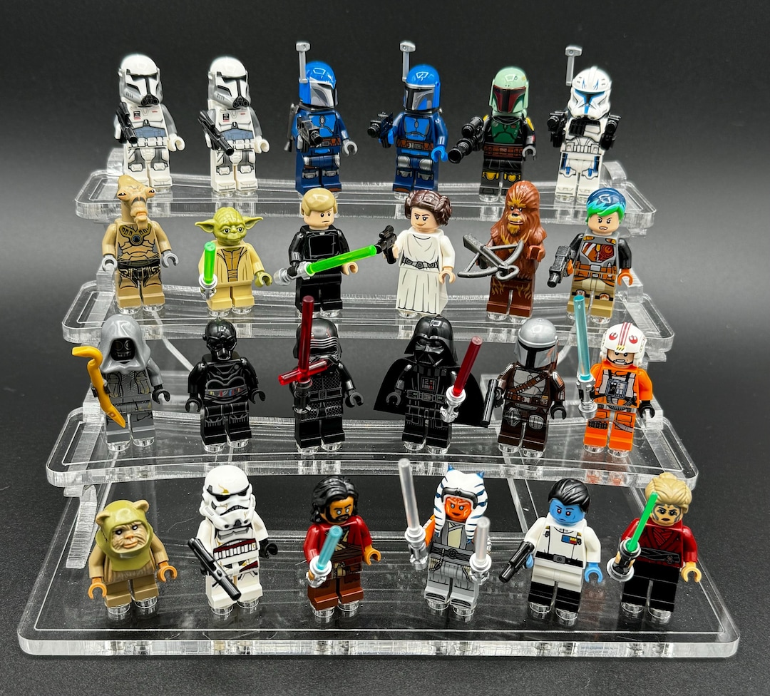 24 Minifigure Display Stand for Lego® - Etsy