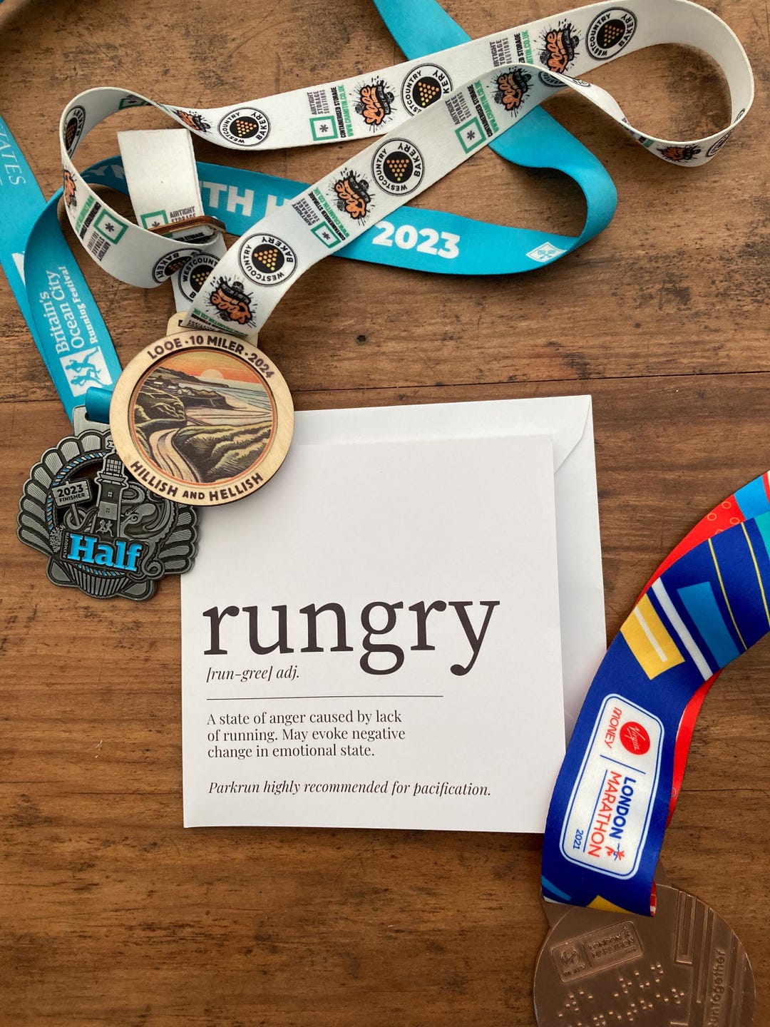 Humorous Card for Running Enthusiasts, Card for Runners, Park Run ...