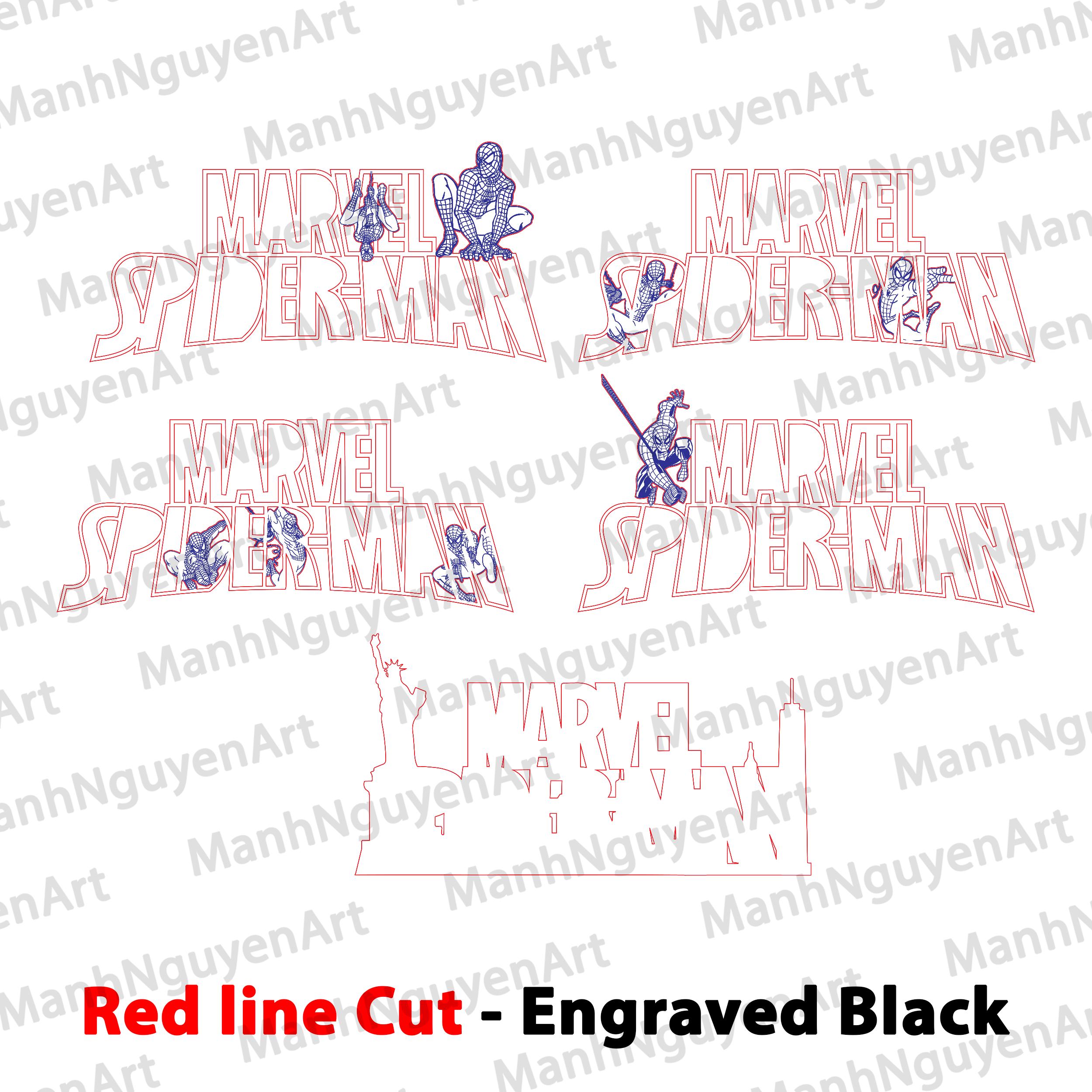 Superhero SVG, 3D Multilayer Laser Cut File Svg, Decor Svg Layer Art ...